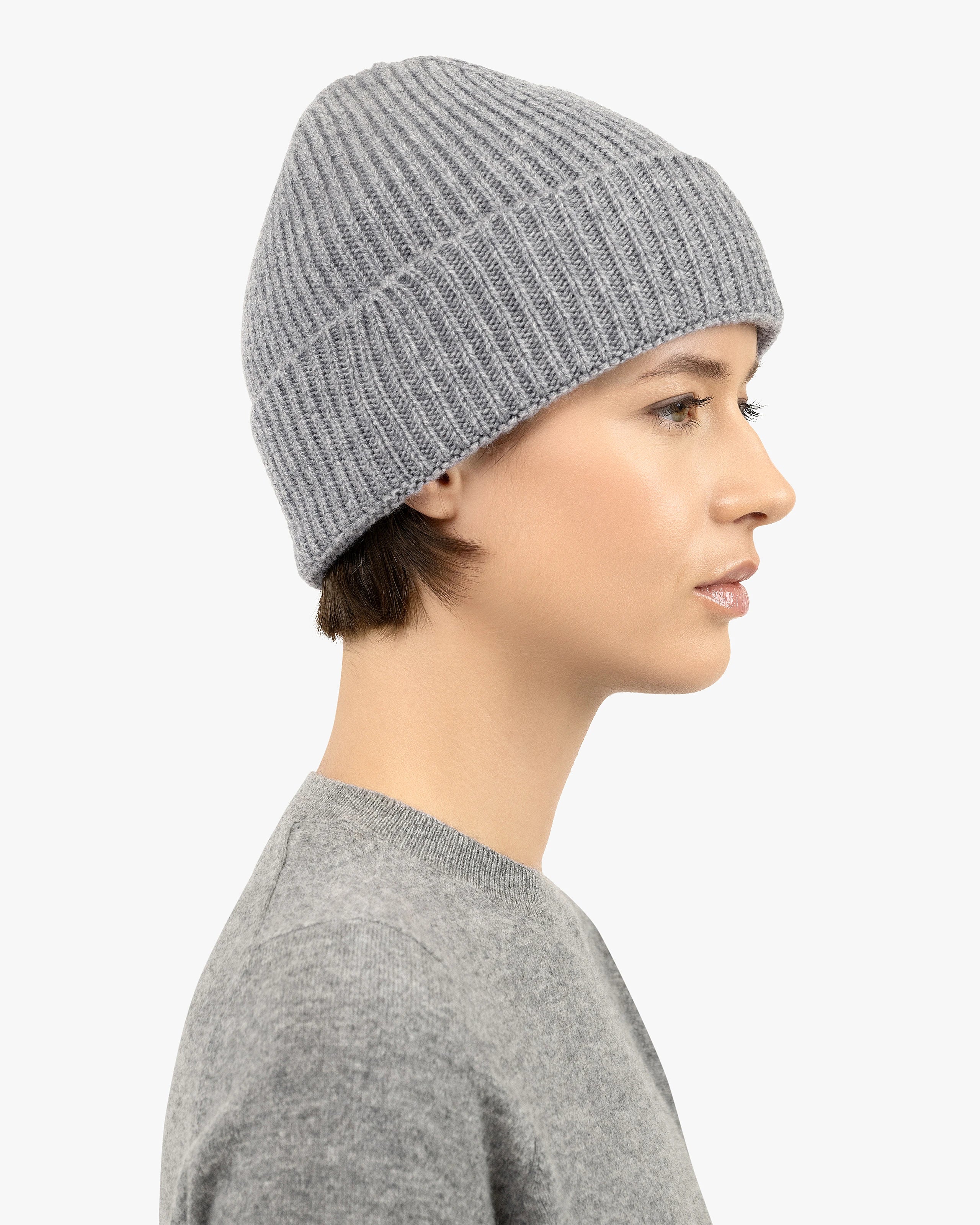Monaco Cashmere Hat for Women - Night Blue | MaisonCashmere Archive