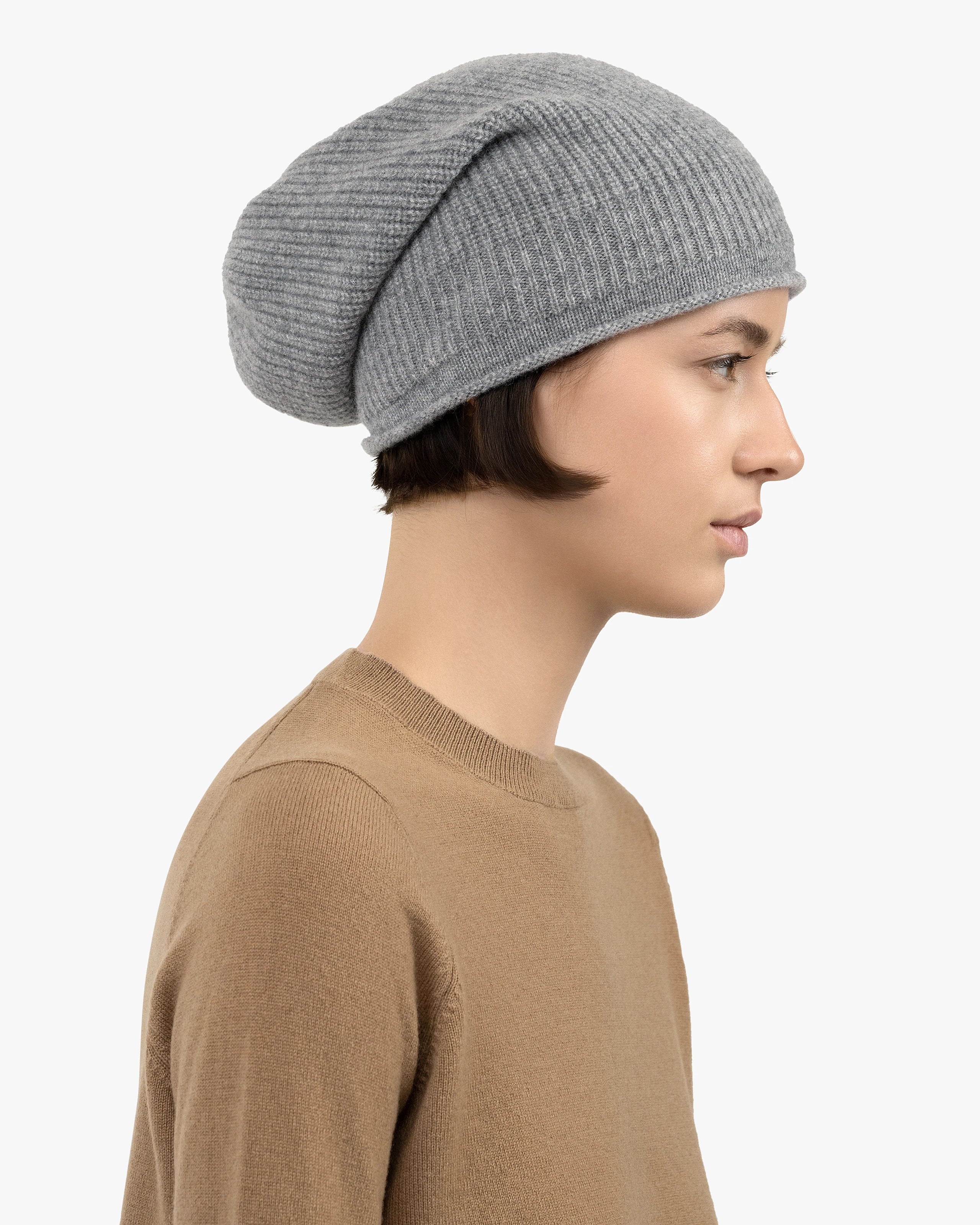 Sebastian Cashmere Hat for Women - Beige | MaisonCashmere Archive